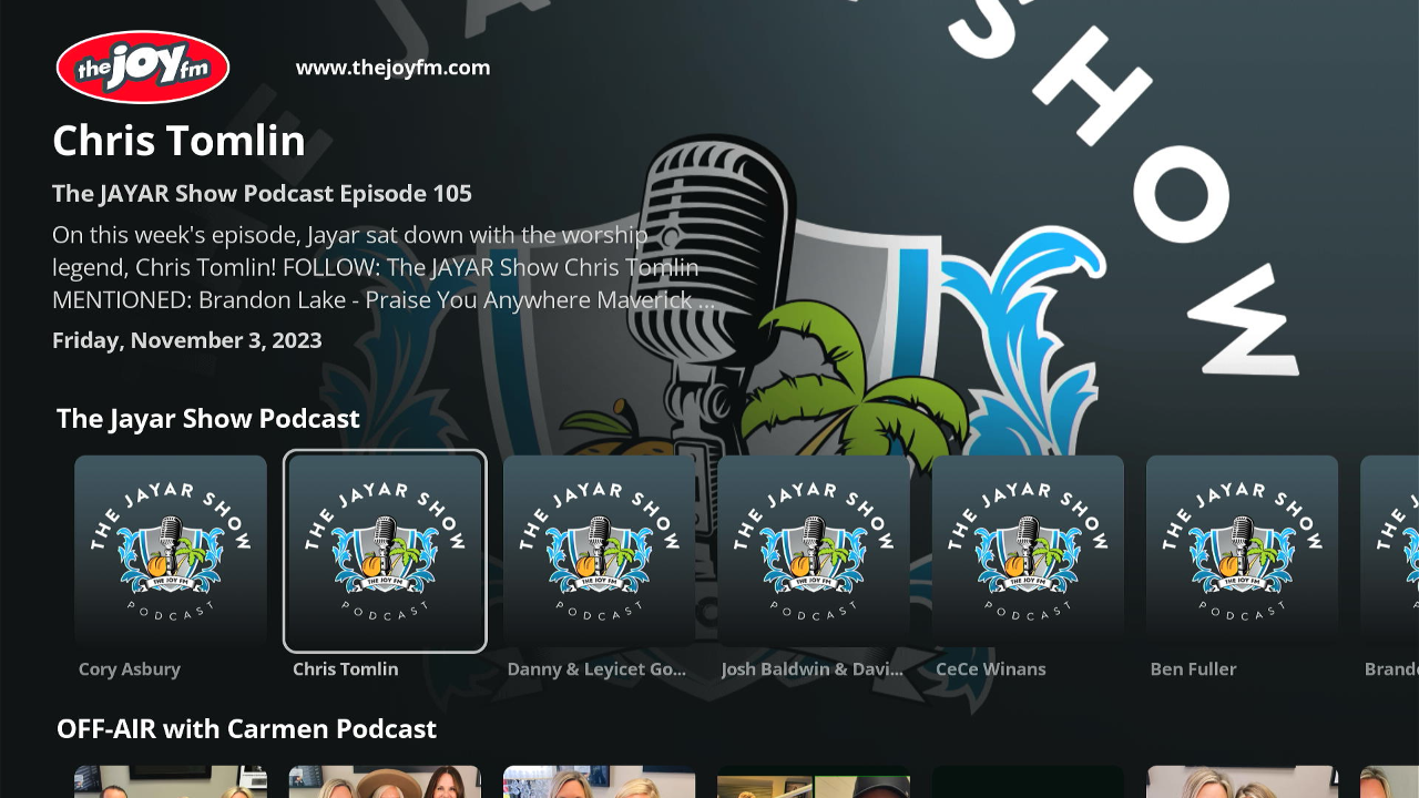 The JOY FM | TV App | Roku Channel Store | Roku