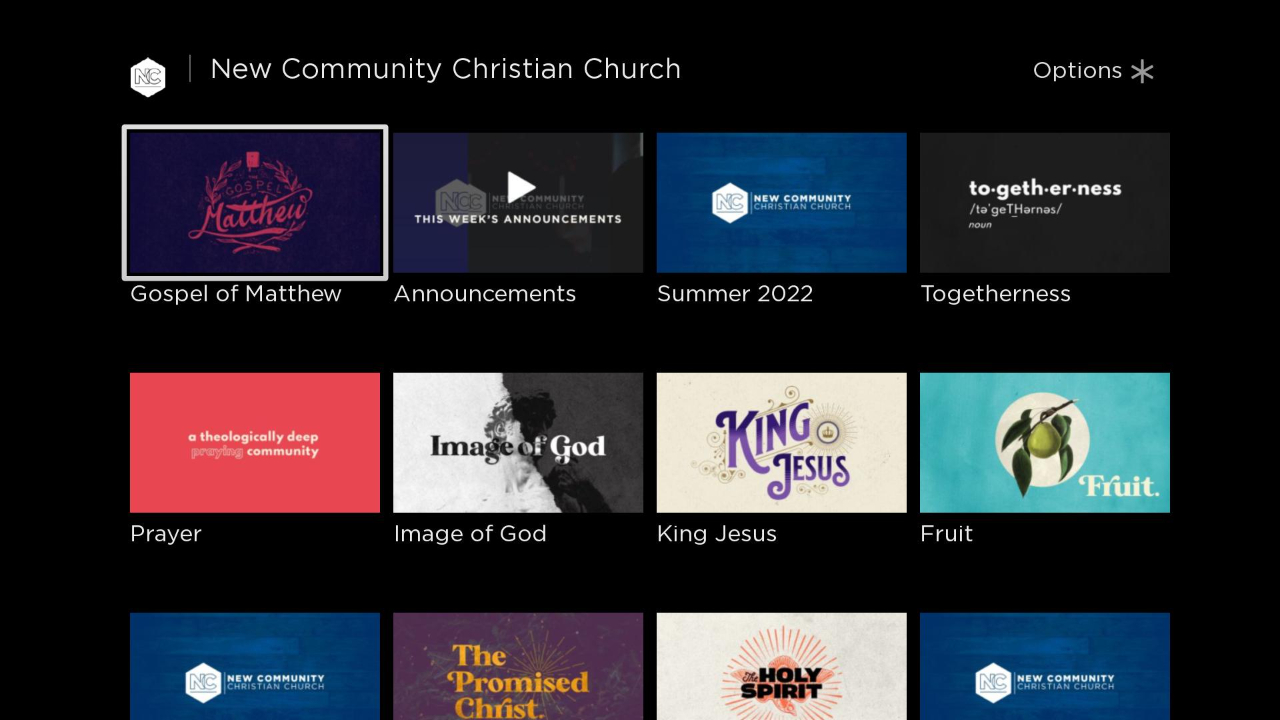 New Community Christian Church | TV App | Roku Channel Store | Roku