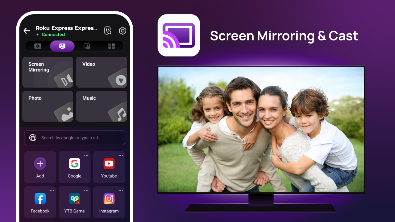 Screen Mirror: Cast to Roku TV | TV App | Roku Channel Store | Roku