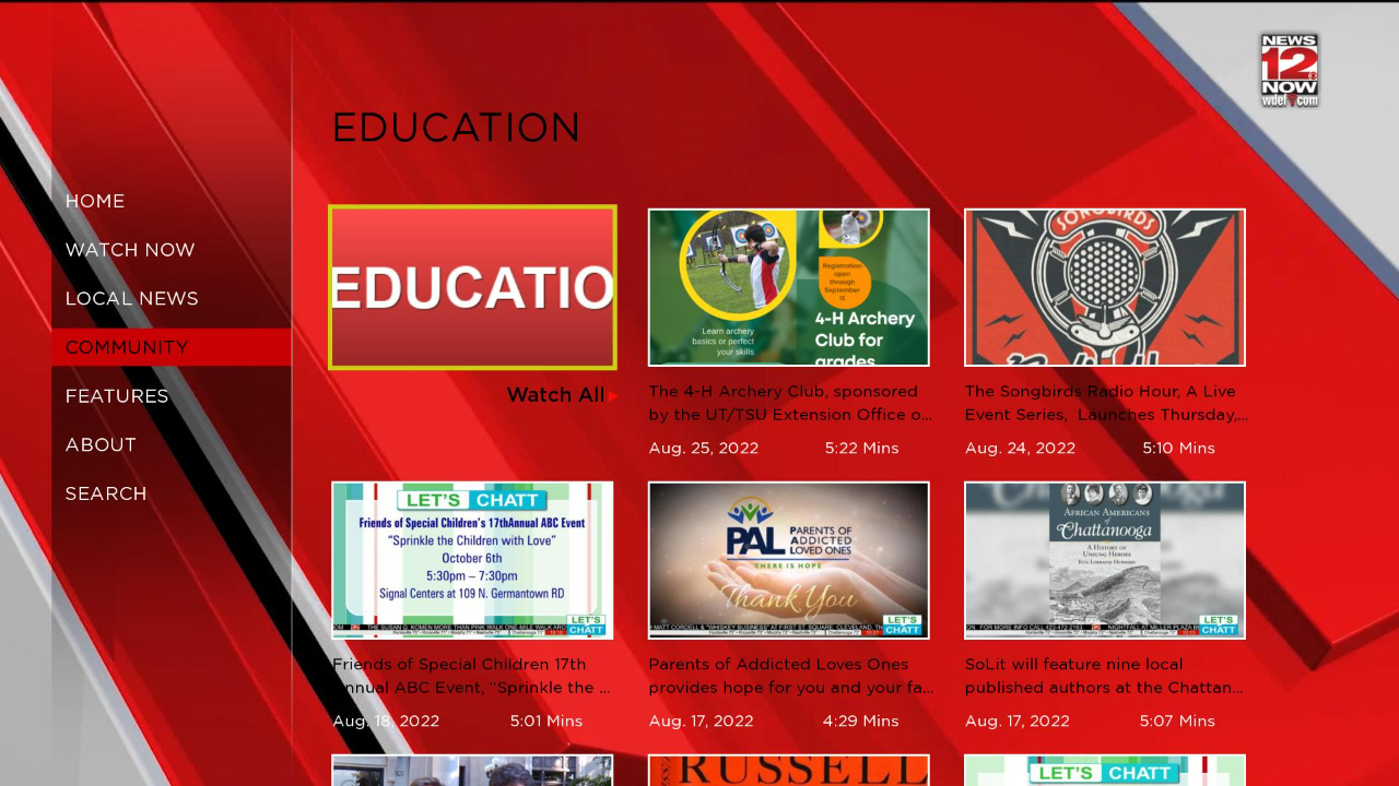 WDEF News 12 Now | TV App | Roku Channel Store | Roku