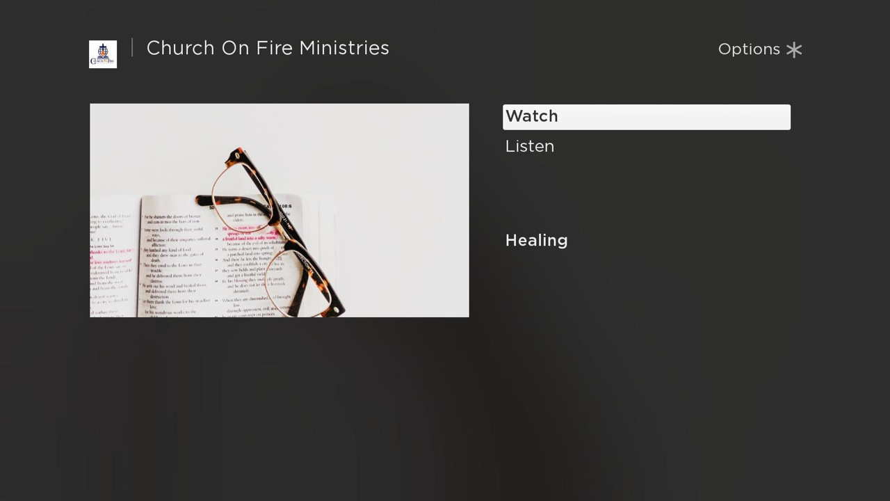 Church On Fire Ministries | TV App | Roku Channel Store | Roku