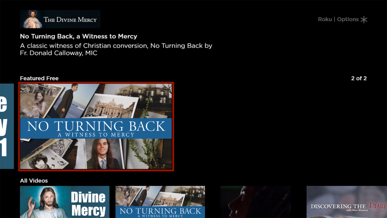 The Divine Mercy | TV App | Roku Channel Store | Roku