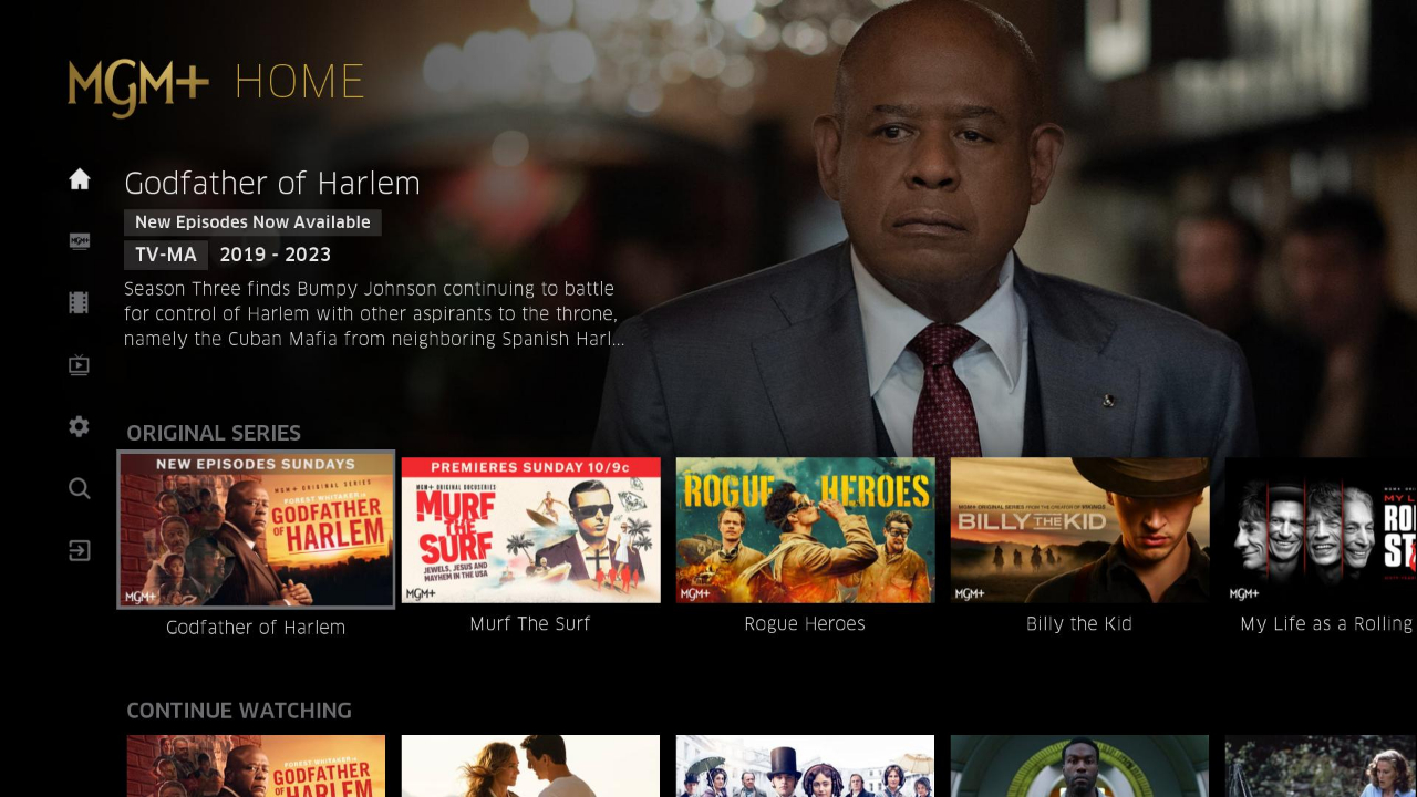 MGM+ | TV App | Roku Channel Store | Roku