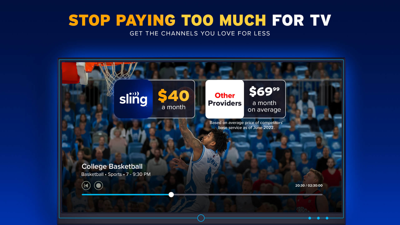 Sling TV - Live Sports, News, Shows + Freestream | TV App | Roku ...