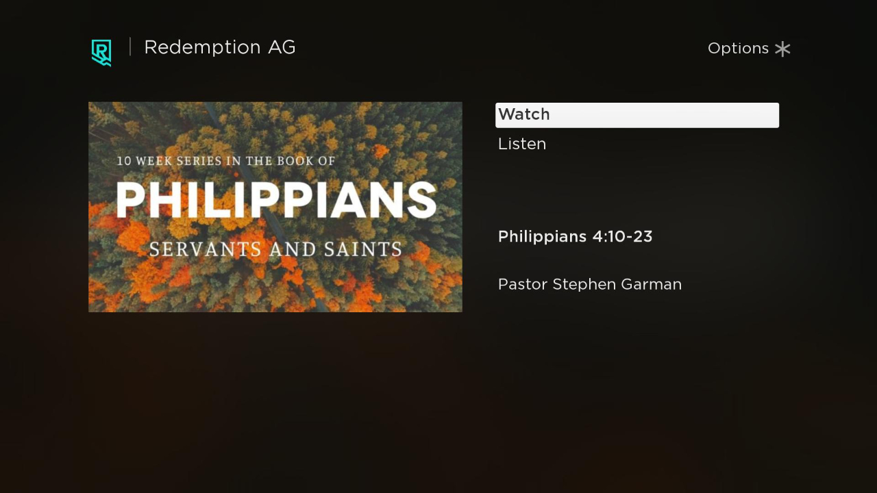 Redemption AG | TV App | Roku Channel Store | Roku