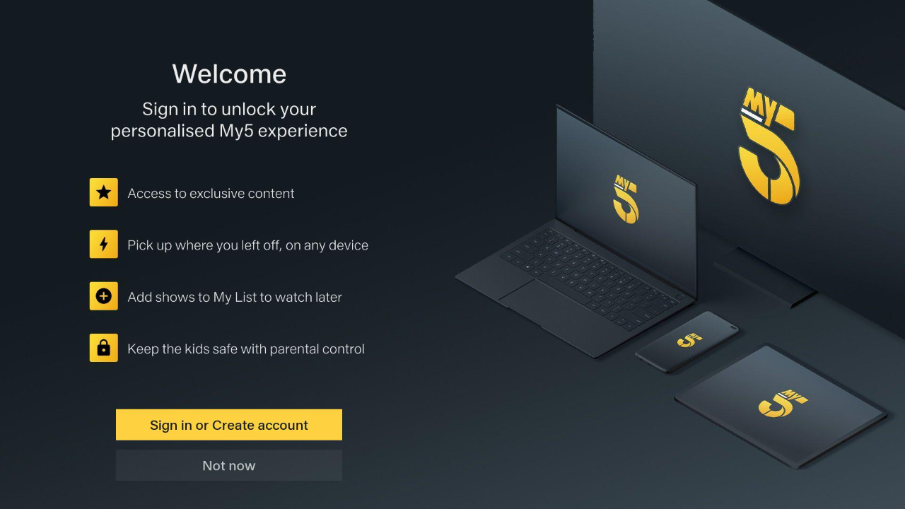 My5 | TV app | Roku Channel Store | Roku