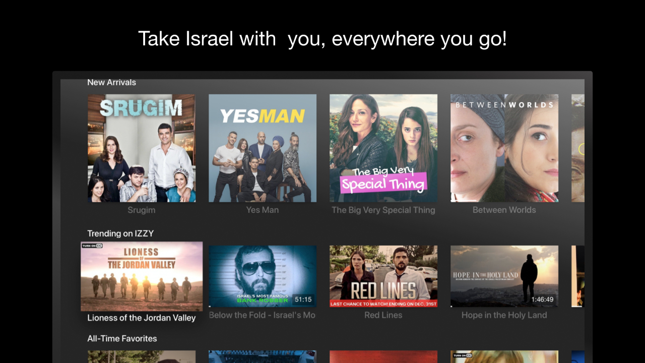 IZZY Stream Israel | TV App | Roku Channel Store | Roku
