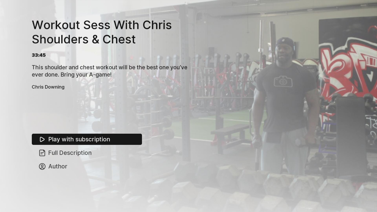 Chris Downing | TV App | Roku Channel Store | Roku