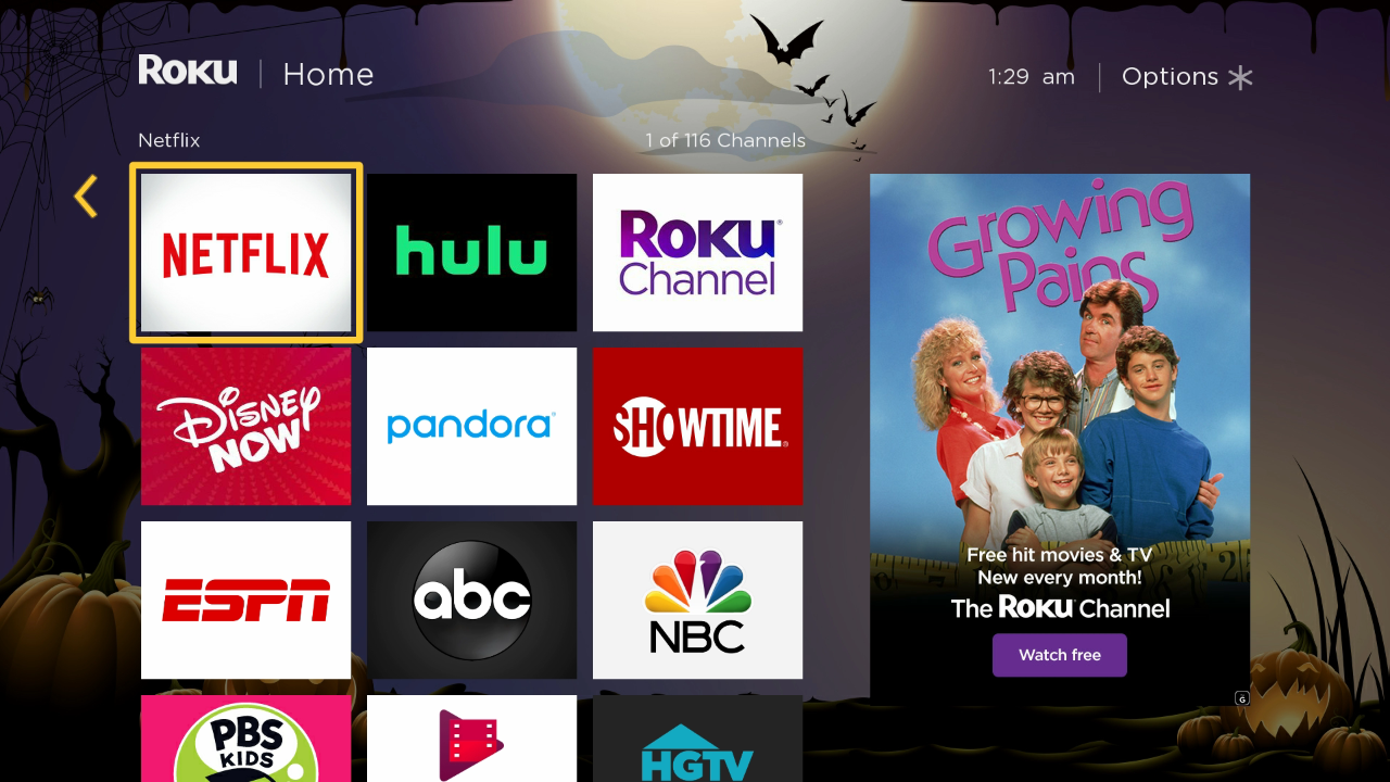 Haunted Home Screen | TV app | Roku Channel Store | Roku
