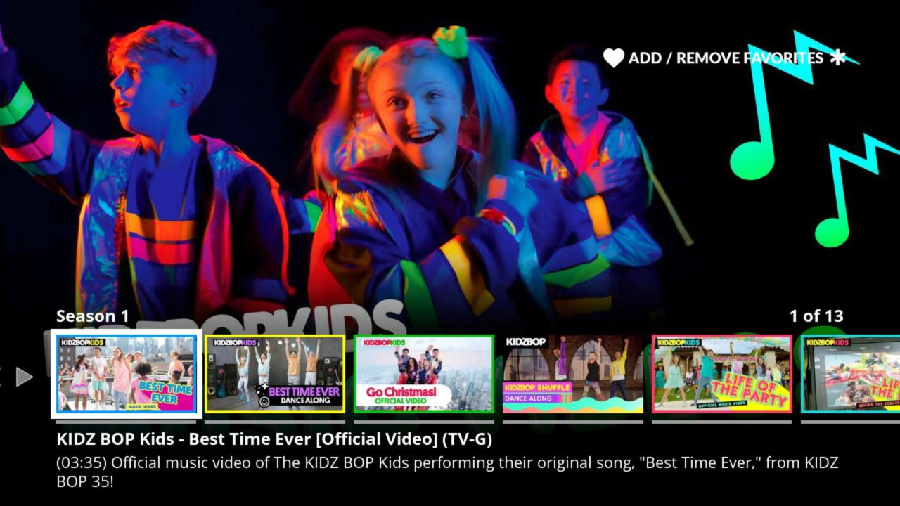 KIDZ BOP+ | TV App | Roku Channel Store | Roku