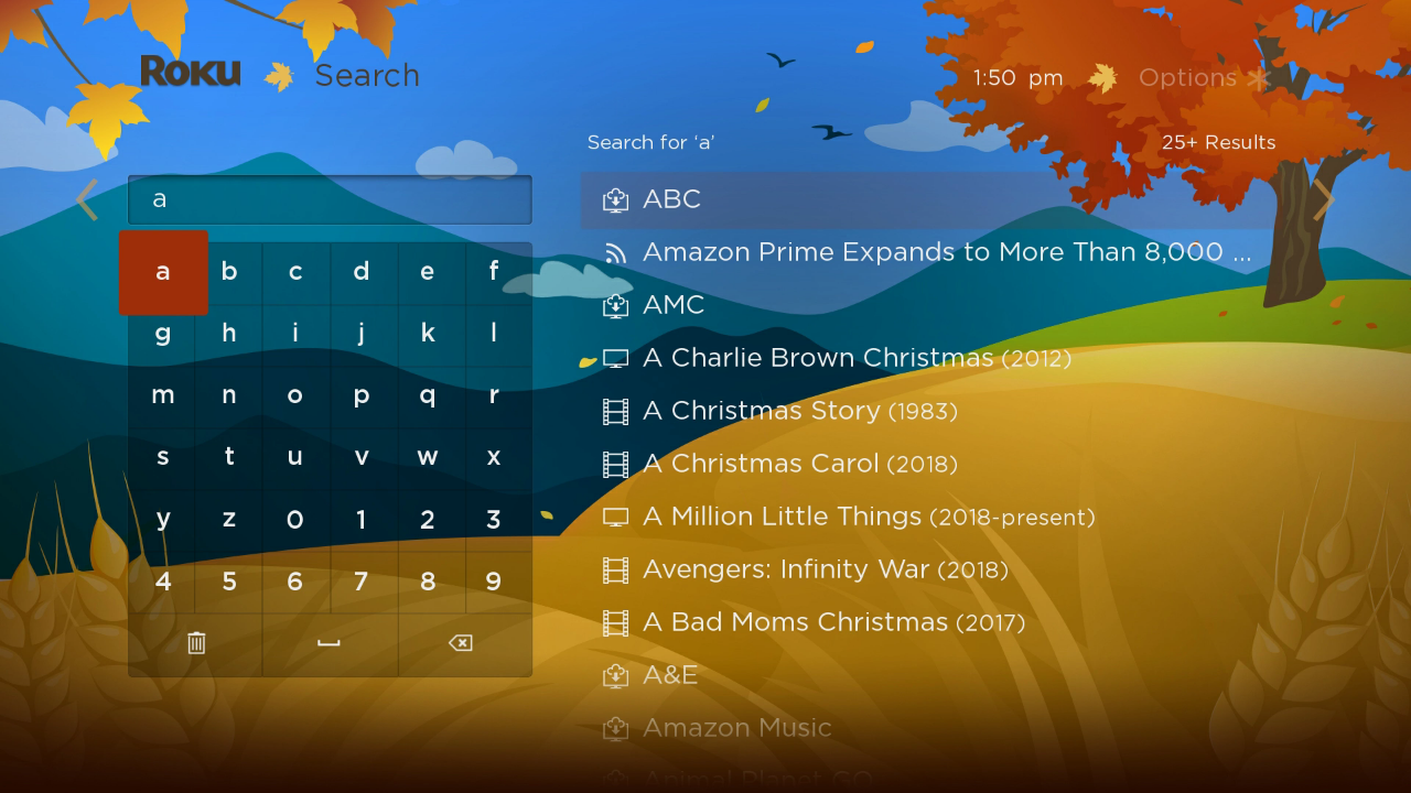 Fall Landscape | TV App | Roku Channel Store | Roku