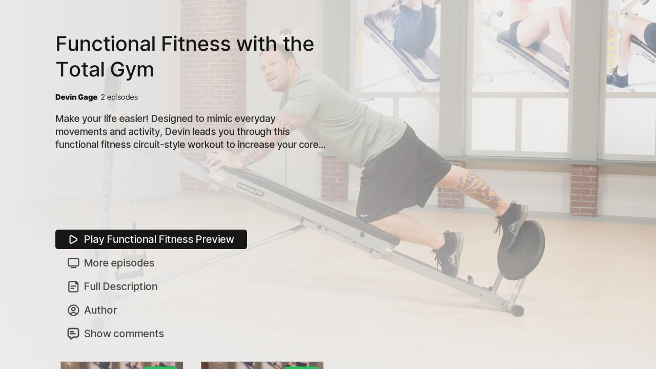 Total Gym TV | TV App | Roku Channel Store | Roku