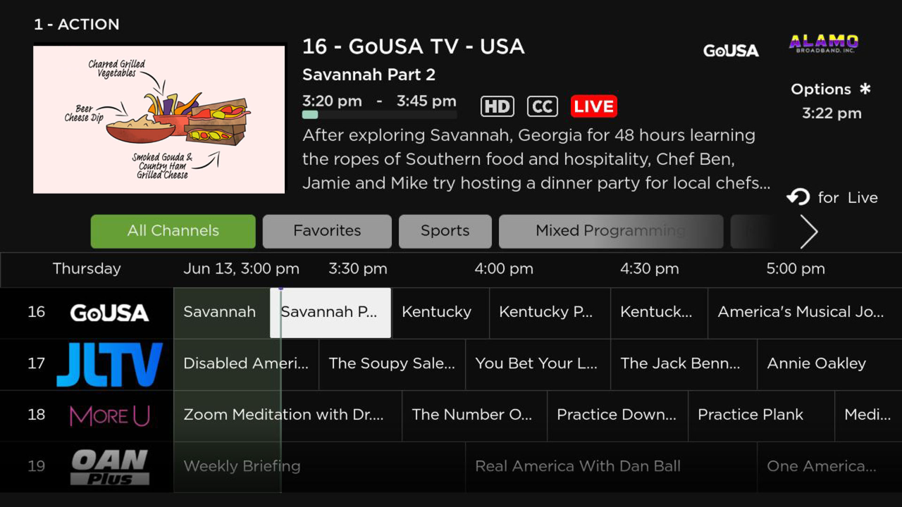 Alamo Broadband TV | TV App | Roku Channel Store | Roku