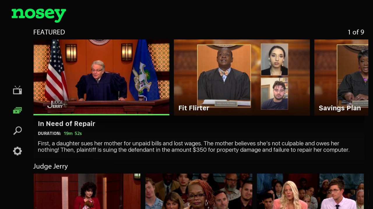 Nosey | TV App | Roku Channel Store | Roku