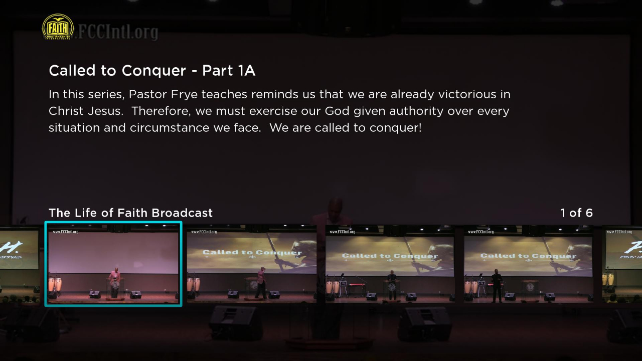 Faith Christian Center Intl. | TV App | Roku Channel Store | Roku