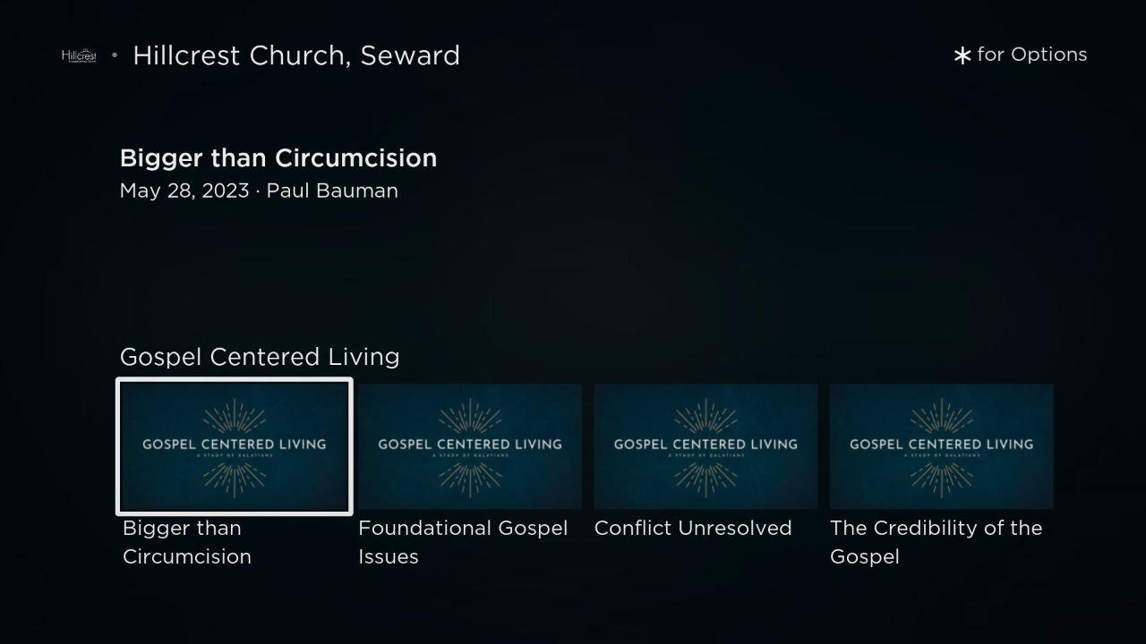 Hillcrest Church, Seward | TV App | Roku Channel Store | Roku