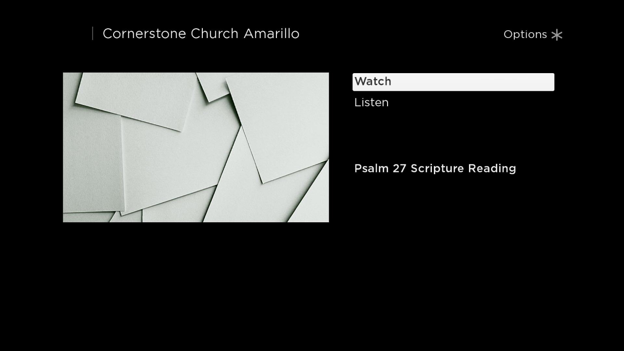 Cornerstone Church Amarillo | TV App | Roku Channel Store | Roku