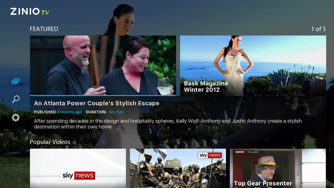 ZINIO TV - Unlimited Videos | TV App | Roku Channel Store | Roku