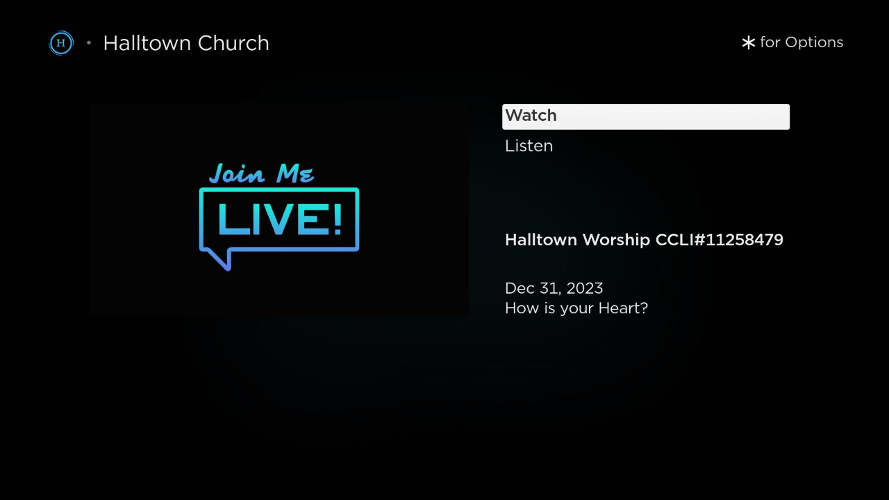 Halltown Church | TV App | Roku Channel Store | Roku