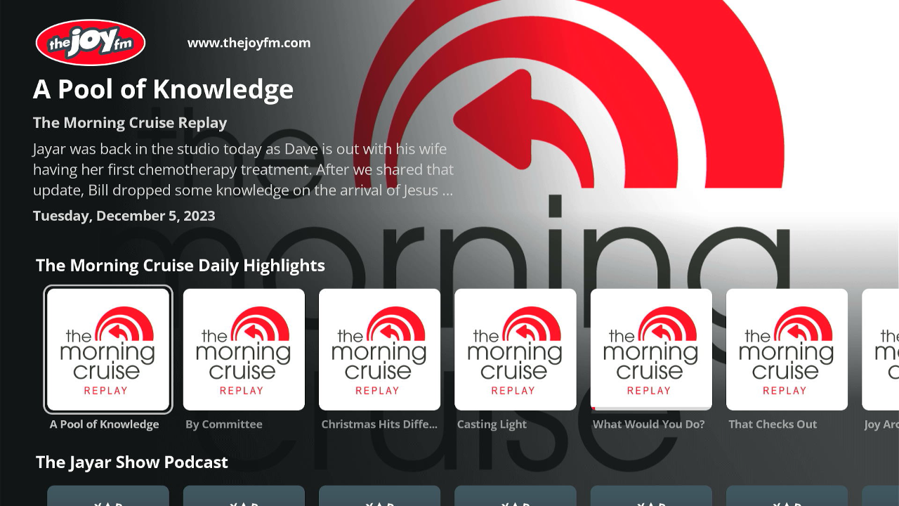 The JOY FM | TV App | Roku Channel Store | Roku