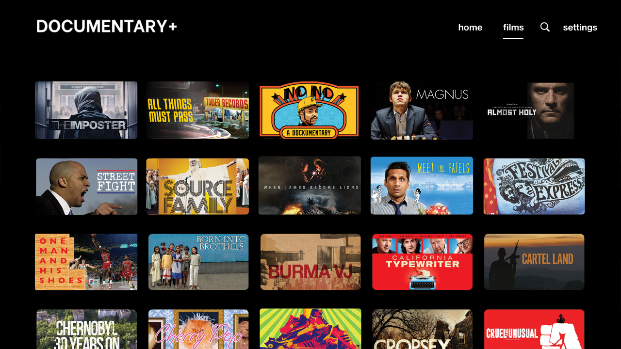 DOCUMENTARY+ | TV App | Roku Channel Store | Roku