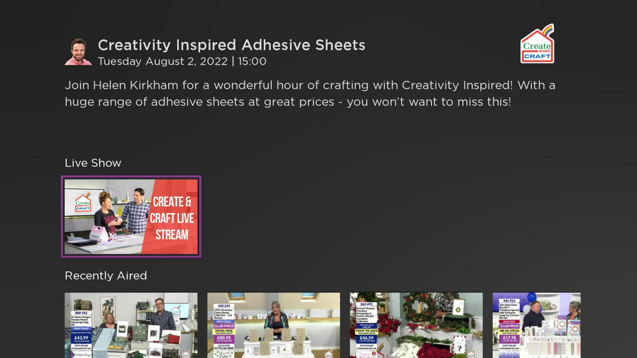 Create and Craft | TV app | Roku Channel Store | Roku