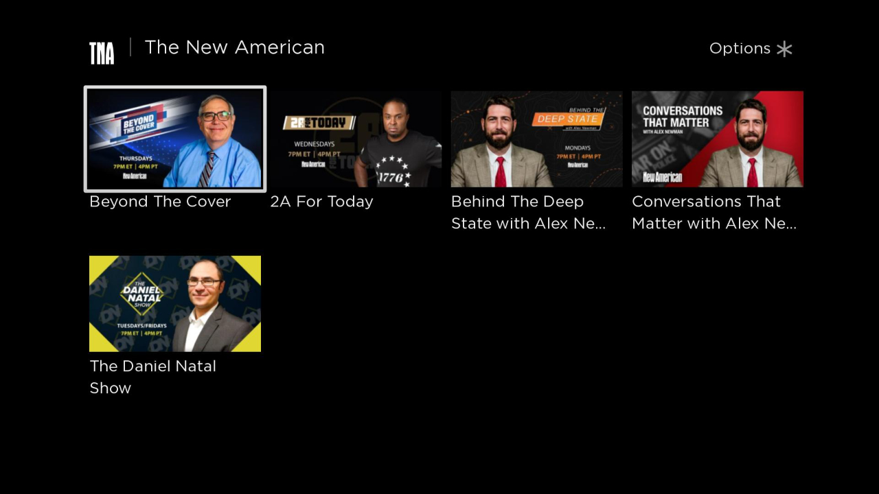 The New American | TV App | Roku Channel Store | Roku
