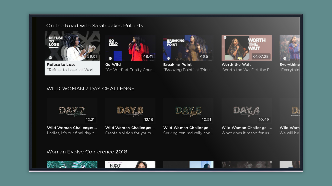 Woman Evolve TV | TV App | Roku Channel Store | Roku