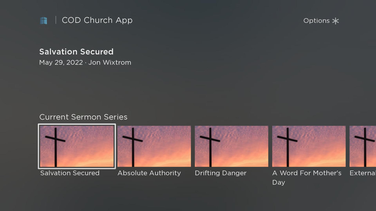 COD Church App | TV App | Roku Channel Store | Roku