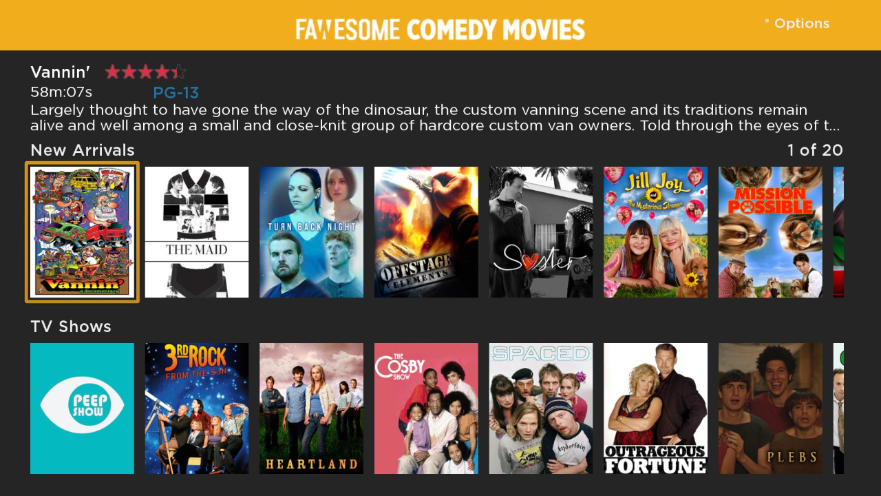 Comedy Movies & TV by Fawesome | TV App | Roku Channel Store | Roku