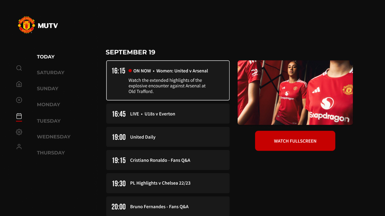 MUTV - Manchester United TV | TV App | Roku Channel Store | Roku