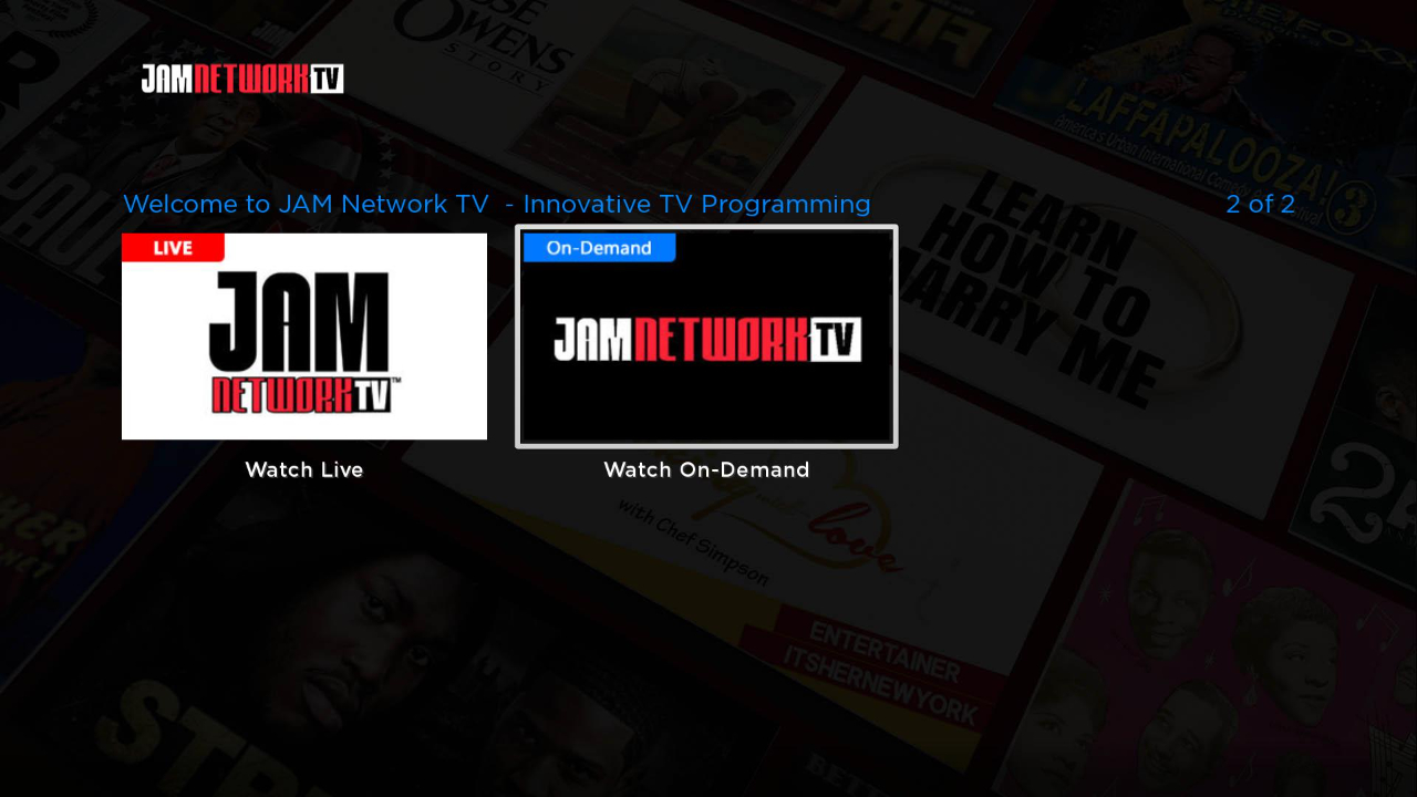 JAM NETWORK TV | TV App | Roku Channel Store | Roku