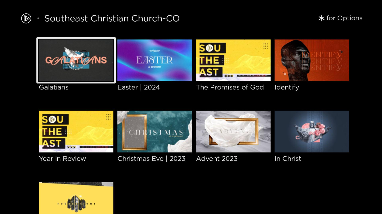 Southeast Christian Church-CO | TV App | Roku Channel Store | Roku
