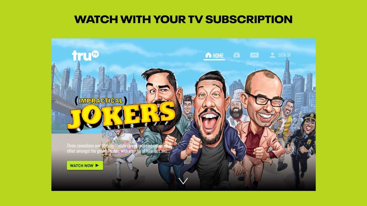 truTV | TV App | Roku Channel Store | Roku