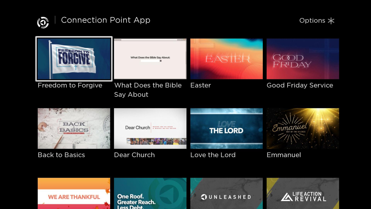 Connection Point App | TV App | Roku Channel Store | Roku