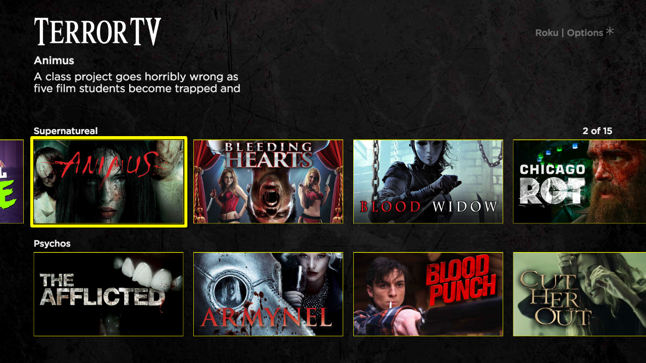 Terror TV | TV App | Roku Channel Store | Roku