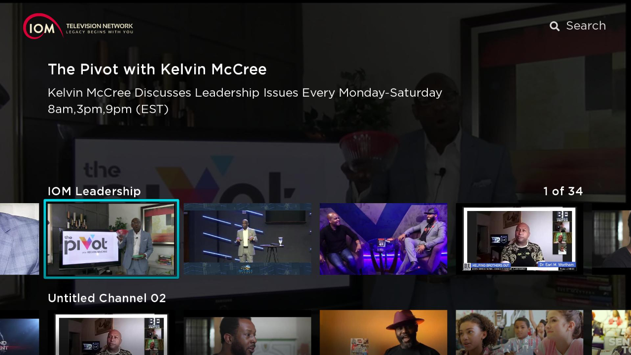 IOM Network | TV App | Roku Channel Store | Roku
