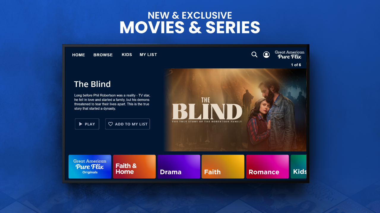 Pure Flix | TV App | Roku Channel Store | Roku