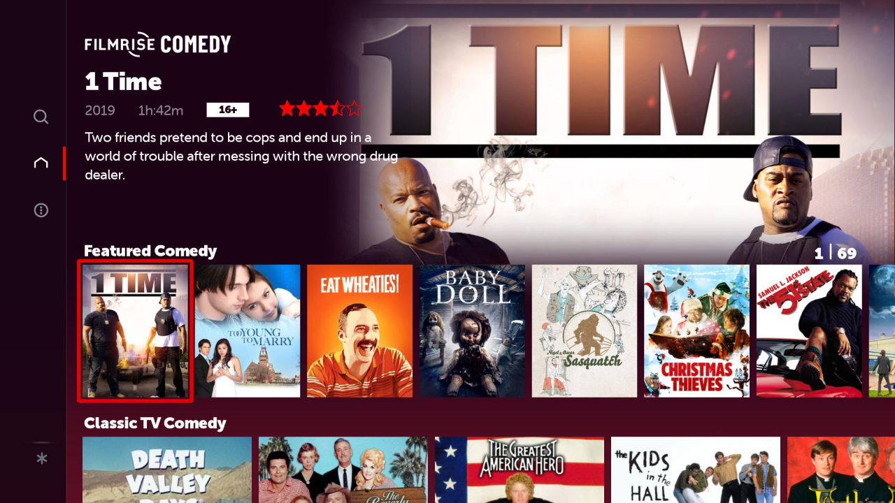 FilmRise Comedy | TV App | Roku Channel Store | Roku