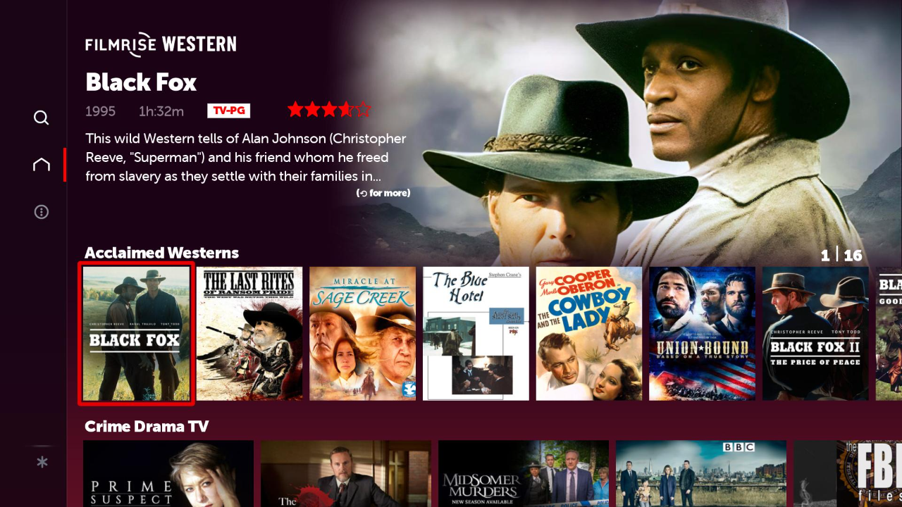 FilmRise Western | TV App | Roku Channel Store | Roku