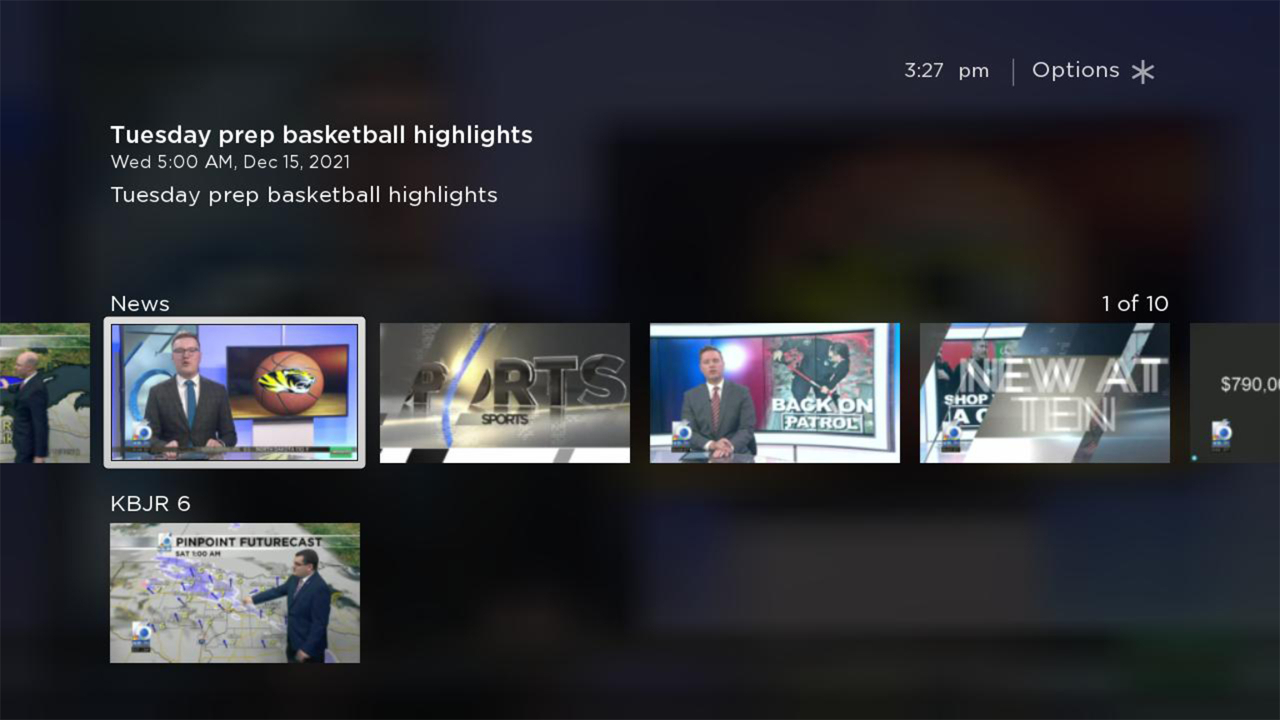 KBJR 6 | TV App | Roku Channel Store | Roku