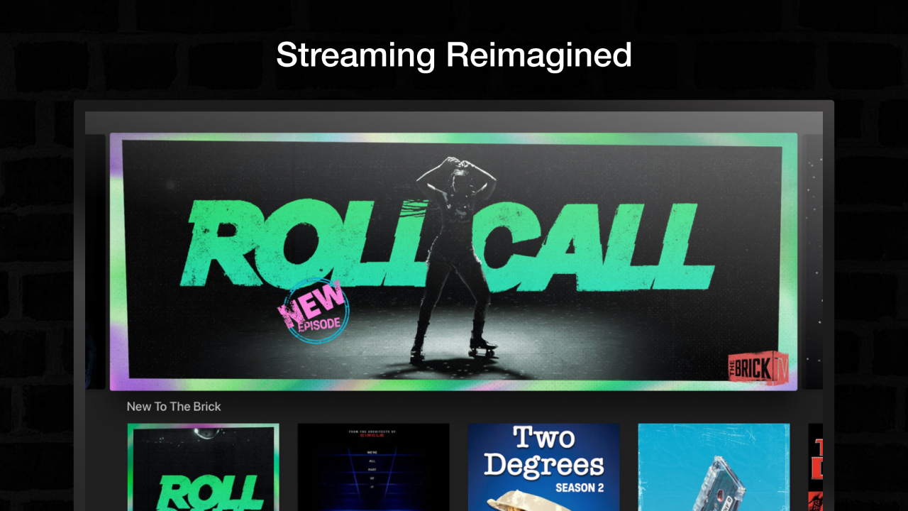 The Brick TV | TV App | Roku Channel Store | Roku