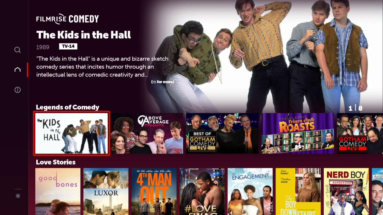 FilmRise Comedy | TV App | Roku Channel Store | Roku