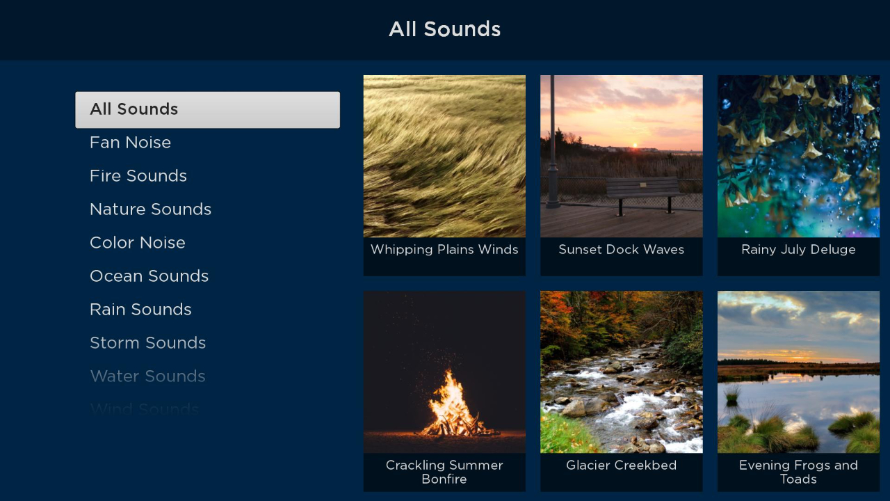 Sleep Sounds by TMSOFT | TV App | Roku Channel Store | Roku