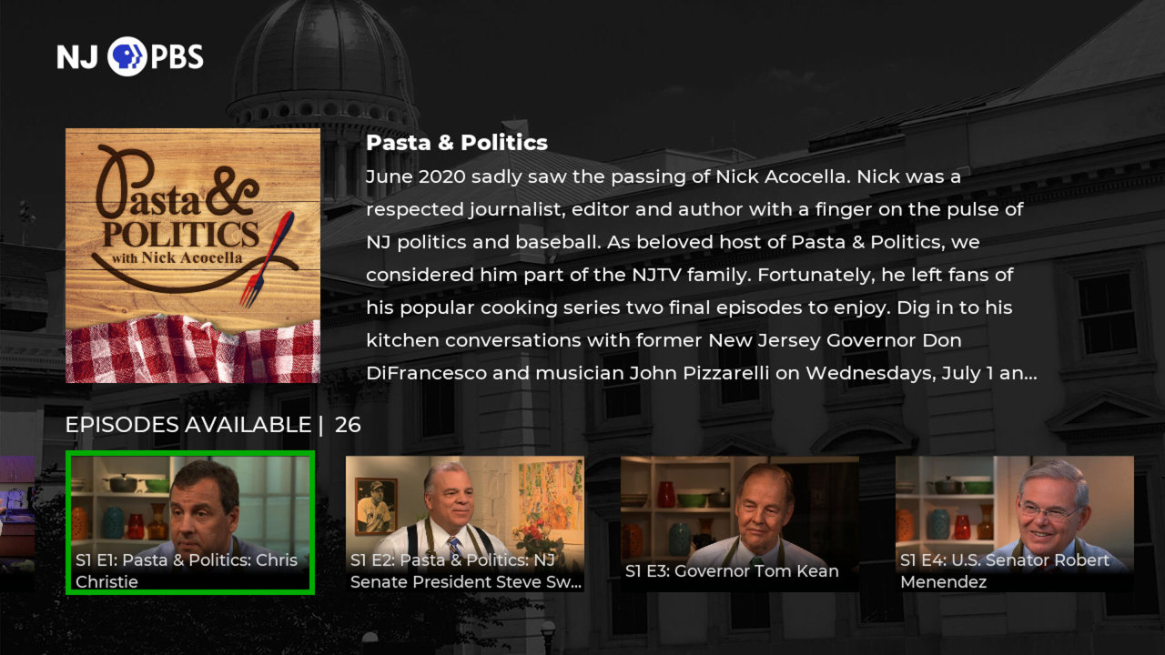 NJ PBS | TV App | Roku Channel Store | Roku