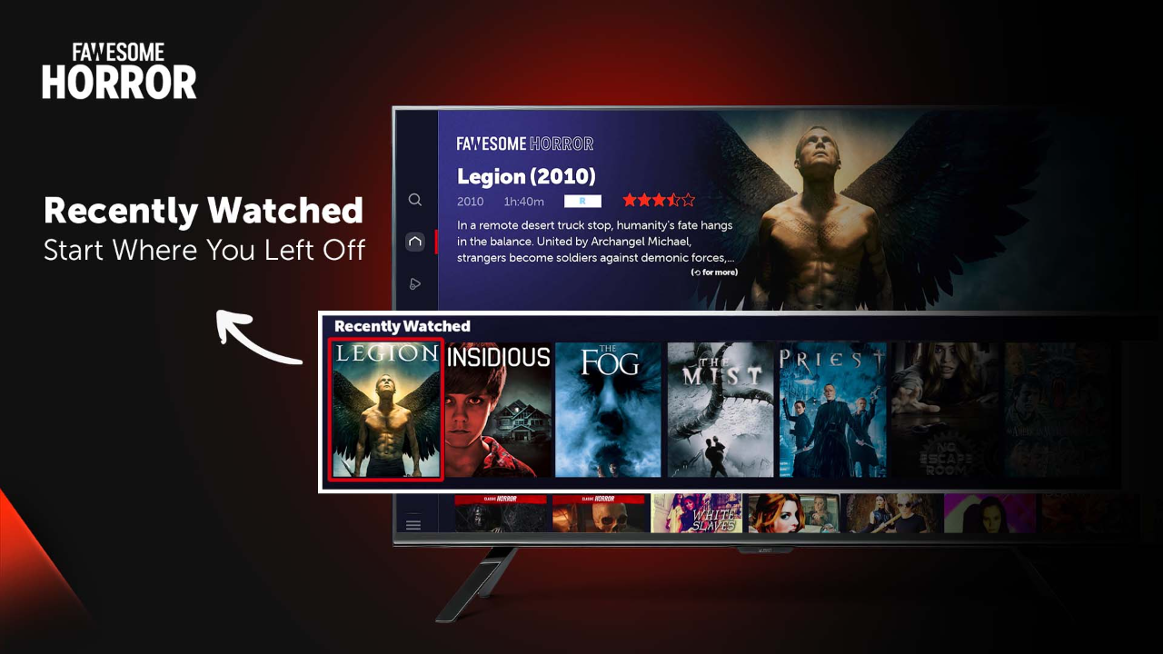 Horror Movies & TV by Fawesome | TV App | Roku Channel Store | Roku