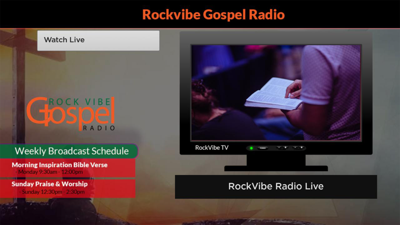 Rock Vibe Gospel Radio | TV App | Roku Channel Store | Roku