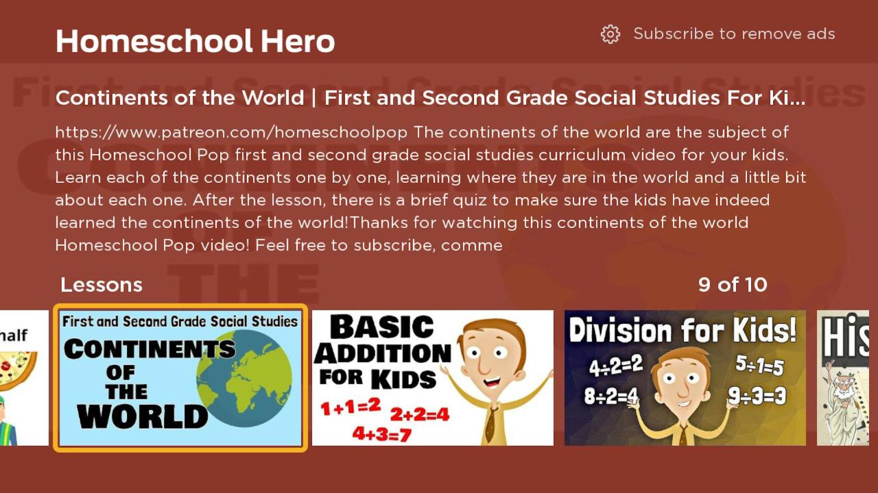 Homeschool Hero | TV App | Roku Channel Store | Roku