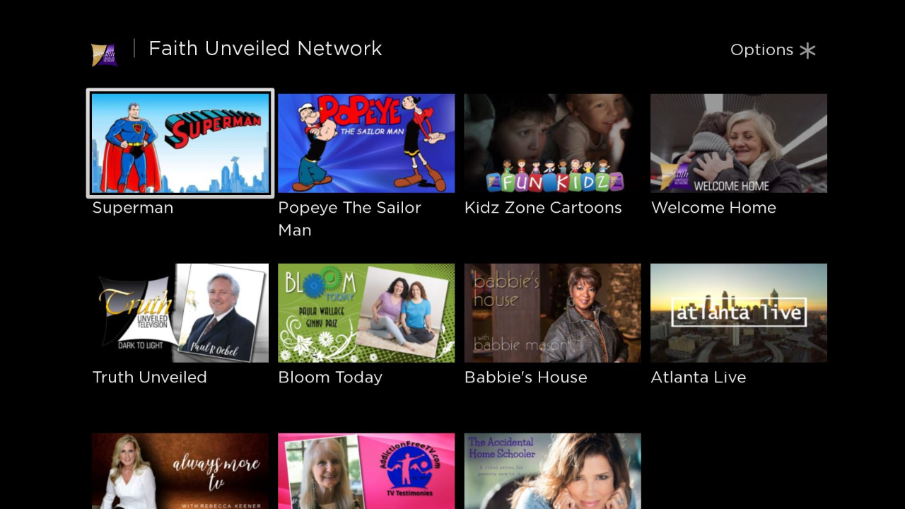 Faith Unveiled Network | TV App | Roku Channel Store | Roku