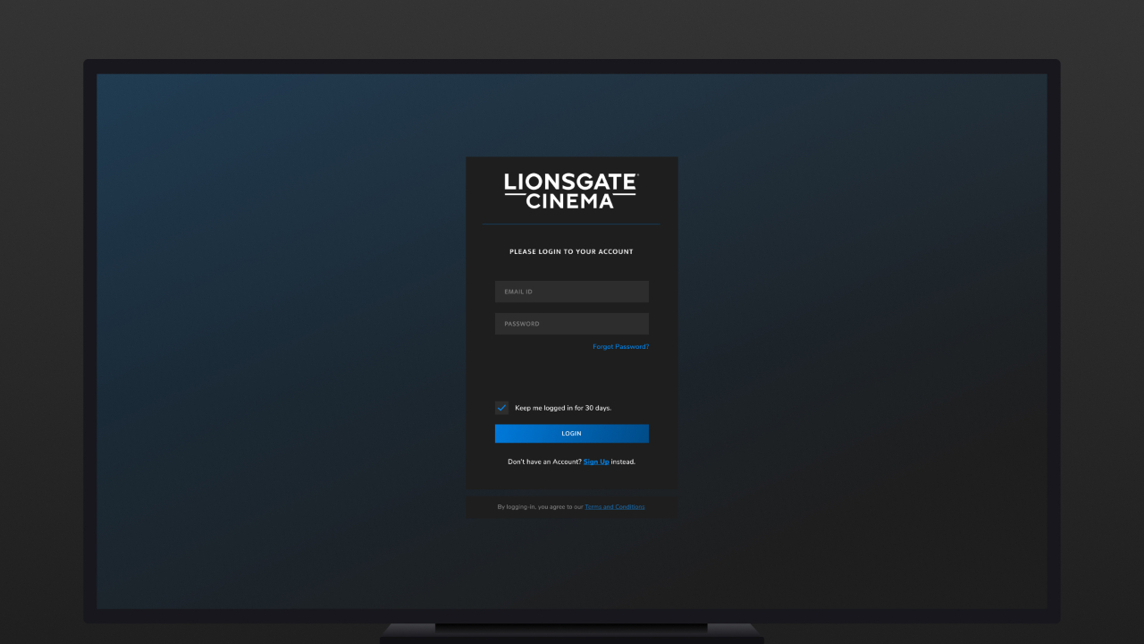 Lionsgate Cinema | TV App | Roku Channel Store | Roku
